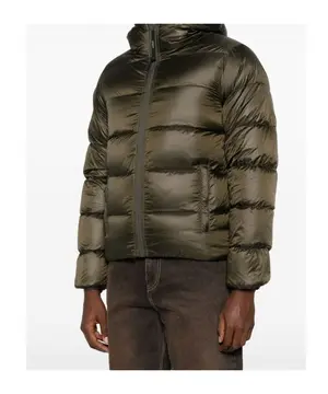 Aspesi Hooded Padded Down Jacket - Green