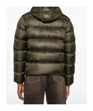 Aspesi Hooded Padded Down Jacket - Green