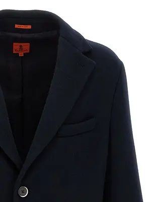 Barena Venezia Single-breasted Coat - Black