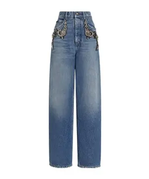 Dolce & Gabbana Embellished Low-waist Jeans
