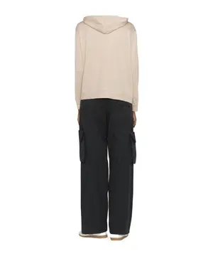 Brunello Cucinelli Monile Zipped Hoodie - Beige