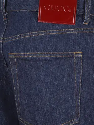 Gucci Logo Jeans - Black