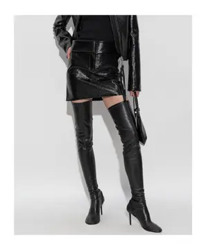 COURREGES Wide-waist Skirt With Decorative Welt Pockets