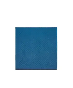 Gucci Monogrammed Fringed Scarf - Blue