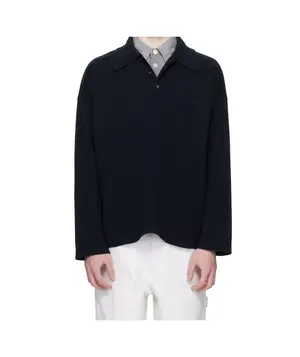 A.p.c. Long-sleeves Wool Polo Shirt