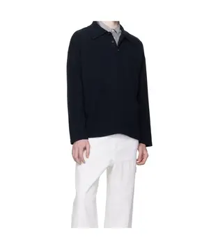 A.p.c. Long-sleeves Wool Polo Shirt
