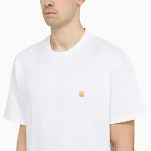 Carhartt Work In Progress Open-necked Black Shirt - White