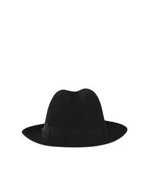 Borsalino Wide Brim Fedora - Black