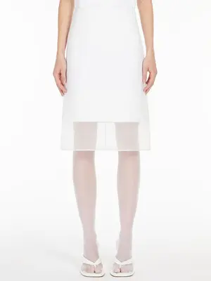 Max Mara Sportmax Zip Detailed Low Waist Skirt
