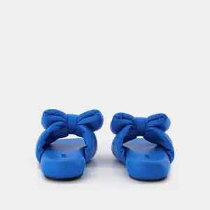 Off-White Bow Detail Slip-on Sandals - Blue