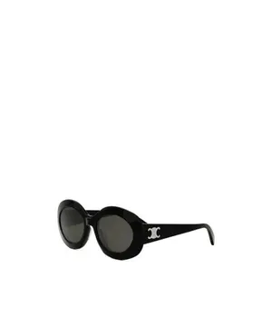 Celine Oval Frame Sunglasses - Black