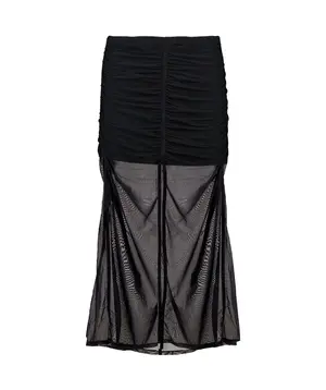 DIESEL® Gathered Midi Skirt
