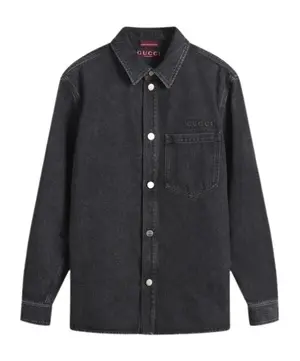 Gucci Long-sleeved Denim Shirt