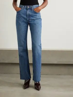 AGOLDE High-waisted Bootcut Denim Trousers
