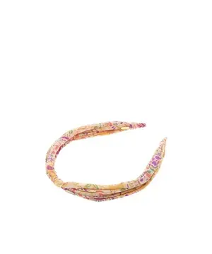 Etro Patterned Fabric Hair Band - Yellow