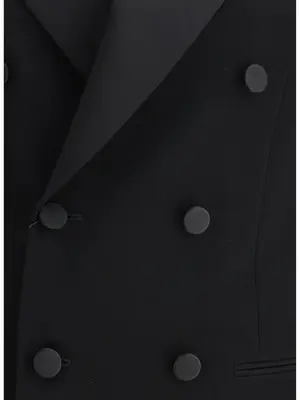 Saint Laurent Double-breasted Tuxedo Jacket