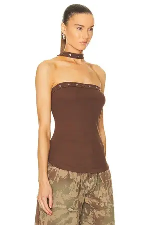 Attico Ribbed Cutout Vest