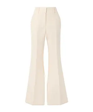 Gabriela Hearst High-waisted Flared Casual Pants
