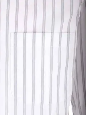 Thom Browne Striped Long-sleeved Buttoned Shirt