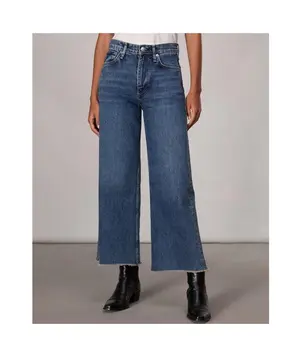 RAG  BONE Rag & Bone Logo Patch Cropped Jeans