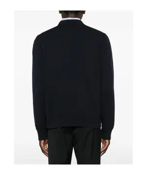 Gucci Logo Intarsia Knit Jumper - Black