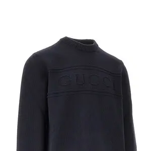 Gucci Logo Intarsia Knit Jumper