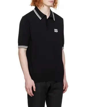 Dolce & Gabbana Dolce Gabbana Dg Logo Embroidered Polo Shirt