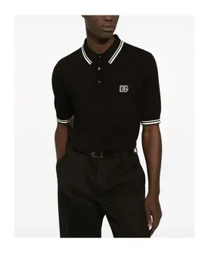 Dolce & Gabbana Dolce Gabbana Dg Logo Embroidered Polo Shirt