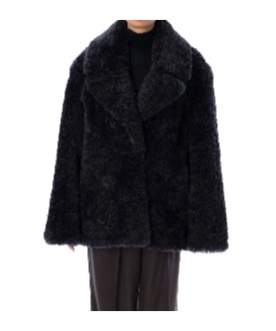 Stella McCartney Belted Plush Teddy Jacket