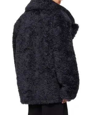 Stella McCartney Belted Plush Teddy Jacket