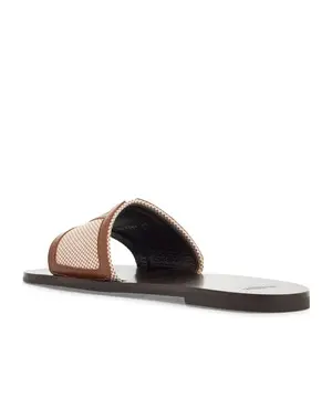 Valentino Garavani Vlogo Patch Square Toe Slippers