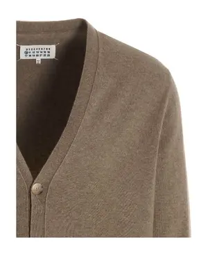 MAISON MARGIELA V-neck Cardigan - Brown