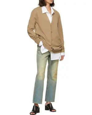 MAISON MARGIELA V-neck Cardigan - Brown