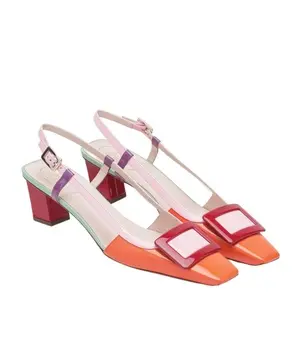 ROGER VIVIER Belle Vivier Slingback Pumps - Multicolor