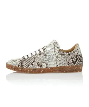 Philipp Plein Round Toe Lace Up Sneakers - Multicolor