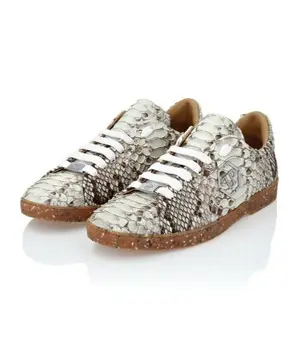 Philipp Plein Round Toe Lace Up Sneakers - Multicolor