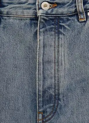 Loewe Logo Patch Wide Leg Jeans