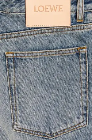 Loewe Logo Patch Wide Leg Jeans
