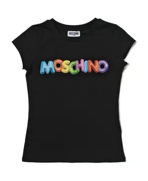 Moschino Detail Short Sleeve T-shirt - Black