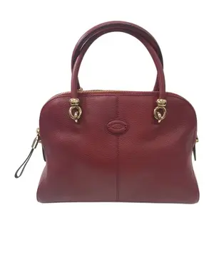 TOD'S Zipped Shoulder Bag - Red