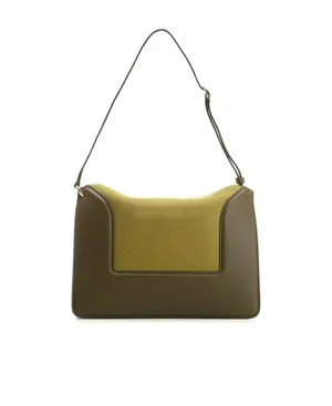 WANDLER Penelope Logo Printed Shoulder Bag - Green