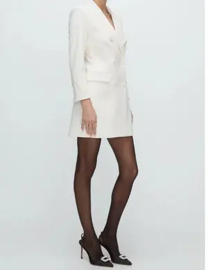 Veronica Beard Double-breasted Lapel Dress