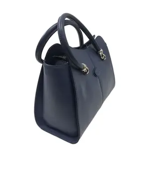 TOD'S Zippered Shoulder Bag - Black