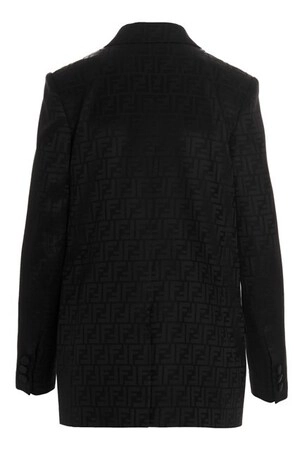 Fendi Ff Motif Double-breasted Jacket