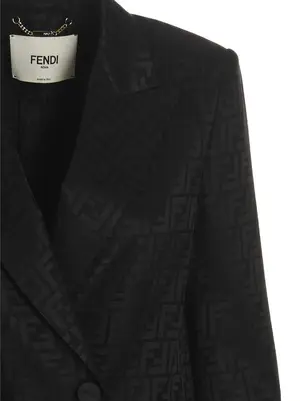 Fendi Ff Motif Double-breasted Jacket