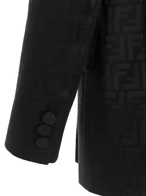 Fendi Ff Motif Double-breasted Jacket