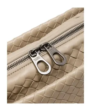 Bottega Veneta Woven Briefcase - Nude