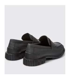 Camper Pix Ribbed Detailing Leather-sole Loafers