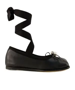 Simone Rocha Heart Toe Strapped Ballerinas