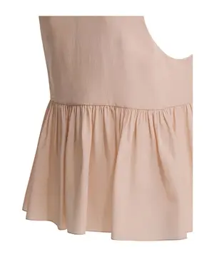 Chloé Sleeveless Gathered Top - Soft Pink